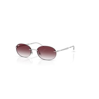 Ray-Ban Rb3767 Sonnenbrillen Silber Fassung Violett Glas 54-18