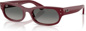 Ray-Ban Lunettes de soleil irr&eacute;guli&egrave;res - unisex - Accessoires - Rouge - Taille: 54 MM