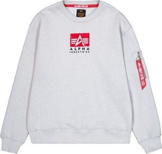 Alpha Industries Sweater Satin Logo Sweatshirt