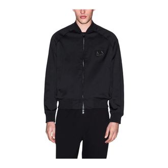 A|X Armani Exchange Homme, Vestes, Noir, Taille: 2XL Blazer &agrave; Manches Longues et Fermeture &Eacute;clair