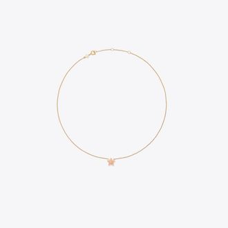 Tory Burch Damen Forget Me Not Halskette mit Sternanh&auml;nger