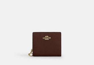 Coach Portemonnaie Mit Druckknopf Und Anh&auml;nger