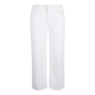 Mother The Spinner Zip Sneak - - Jeans - Damen - Wei&szlig; - W28