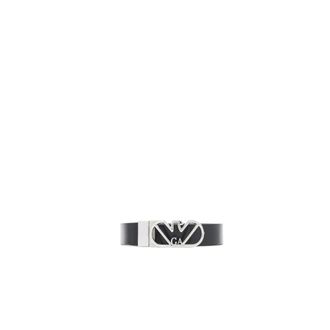 Emporio Armani Leder Wendeg&uuml;rtel mit Adler-Schnalle - - Accessories - Damen - Schwarzk - 95 CM