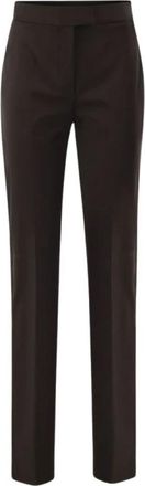 Sportmax Pantalon slim Spsguglia - Femme - Pantalons - Brun - Taille: 38 FR