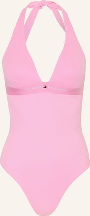 Tommy Hilfiger Neckholder-Badeanzug rosa