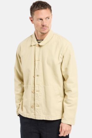 Armor Lux &Uuml;bergangsjacke Herren Beige Overshirt Fischerja