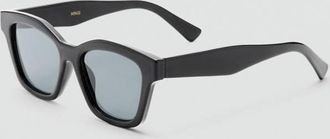 Mango Lunettes de soleil monture carr&eacute;e noir - Femme - Taille unique - MANGO