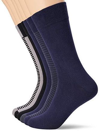 Serge Blanco Chaussettes Hautes Homme Coton, Socquettes Homme, Anti-D&eacute;mangeaison, Durable (Lot de 6), Multicolore, 39/42