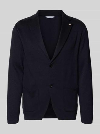 Manuel Ritz Slim Fit 2-Knopf-Sakko mit Reverskragen