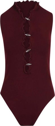 Yuzefi Femme, Tops, Rouge, Taille: 40 FR Shai Rib Bodysuit