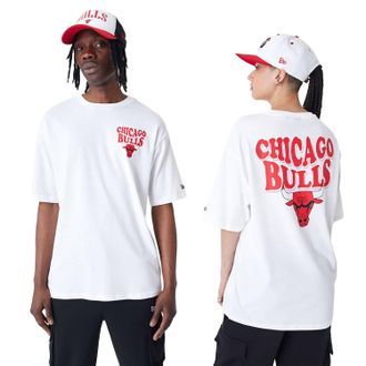 New Era NBA Chicago Bulls T-Shirt Herren Shirt wei&szlig;, XL