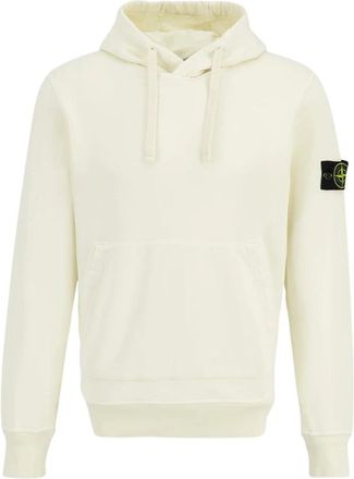 Stone Island Homme, Sweatshirts et sweats &agrave; capuche, Beige, Taille: XL SweaT-shirt &agrave; Capuche en Molleton de Coton
