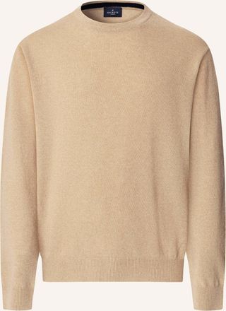 Hackett Pullover Merino Cash Mix Crew beige