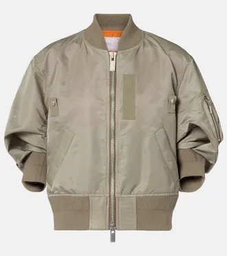 sacai Cropped-Bomberjacke