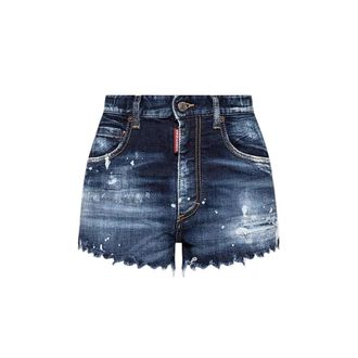 Dsquared2 Ultra-Kurze Jeansshorts - - Shorts - Damen - Blau - XS