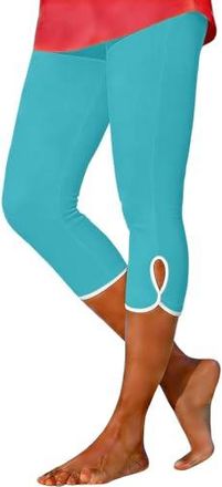 Generic Pantalon de yoga pour femme avec taille, d&eacute;coup&eacute;, confortable, extensible, legging de compression, grande taille, pantalon de gymnastique et de yoga 2