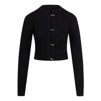 Yuzefi Damen, Strickwaren, Schwarzk, MGröße