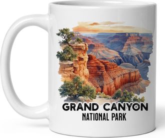 Generic Stylisch Keramik Tasse Grand Canyon Nationalpark Arizona Klassisch Thermobeschichtung Becher 330ML für Tea-Lover Geschenk,Männergeschenk,Abschiedsgesc
