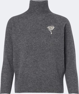 Simone Rocha Verzierter Pullover aus Kaschmir