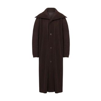 Issey Miyake Homme, Manteaux, Brun, Taille: 42 FR Monthly Colors : January