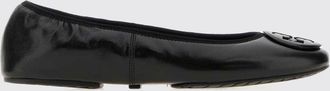 Tory Burch Ballerines Reva en cuir lisse avec logo Double T ton sur ton