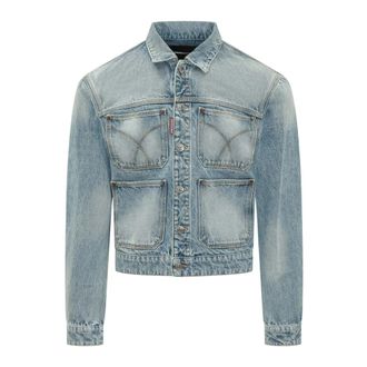 Dsquared2 Denim Jacket - - Jackets - Herren - Blau - 2XL