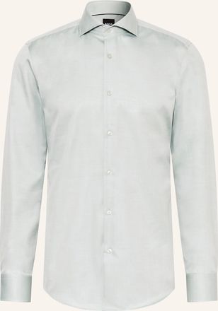 HUGO BOSS Hemd Hank Slim Fit gruen