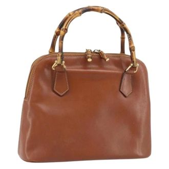 Gucci Sac &agrave; main vintage Pre-owned - Femme - Pre-owned - Brun - Taille: ONE Size