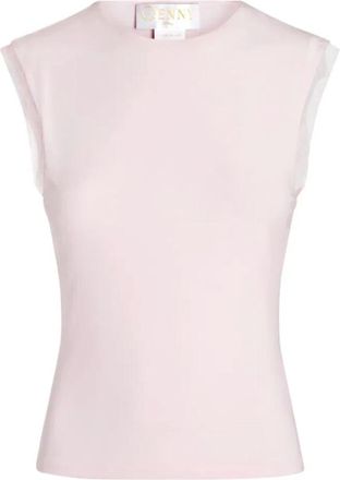 Genny Femme, Tops, Rose, Taille: 36 FR Sleeveless Jersey Top