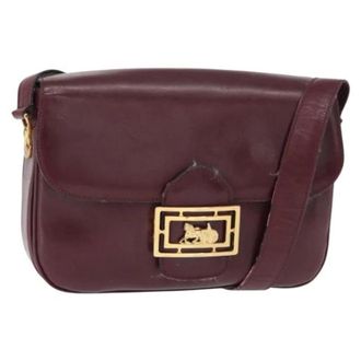 Celine Pre-owned Vintage Umh&auml;ngetasche - - Pre-owned - Damen - Rot - ONE SIZE