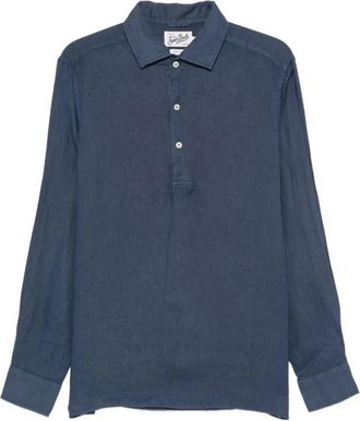 MC2 Saint Barth Homme, Tops, Bleu, Taille: 2XL Raphael Polo Long