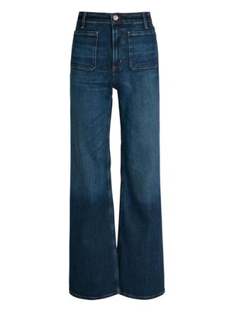 Citizens Of Humanity patch-pocket flared jeans - Blau