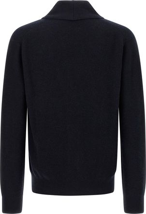 Brioni Mens Blue Cashmere Cardigan Clothing