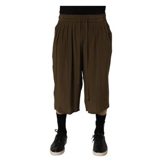 Dolce & Gabbana Plissierte Bermuda-Shorts - - Shorts - Herren - Braun - M