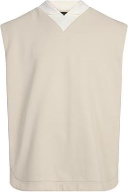 Lacoste Sweat Nardin maille satin&eacute;e sans manches