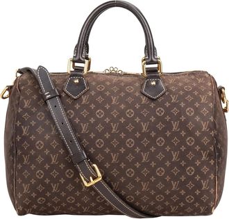Louis Vuitton Crossbody Bags - Louis Vuitton Mini Lin Monogram Speedy 30 Handbag - Gr. unisize - in Braun - für Damen