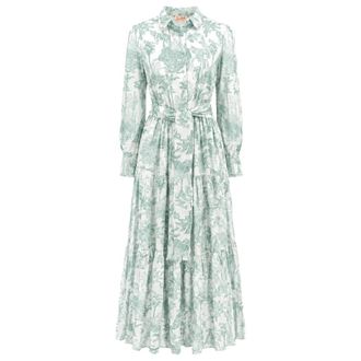MC2 Saint Barth Femme, Robes, Multicolore, Taille: 44 FR Jensen Maxi Shirt Dress