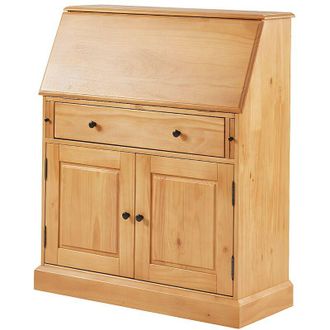 Vente-Unique Vente-unique - Secr&eacute;taire en pin et mdf - Coloris : Naturel clair - cleore