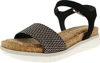 Tamaris Femme 1-28718-20 Sandale, Black Comb 1 28718 20 098, 39 EU