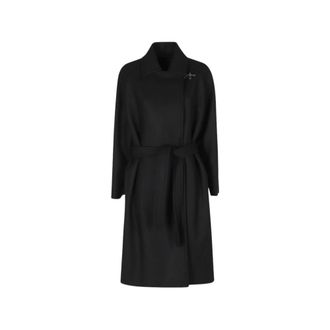 Fay Belted Manteaux - Femme - Manteaux - Noir - Taille: 38 FR