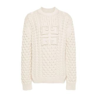 Givenchy Rundhals-Strickpullover - - Knitwear - Herren - Beige - M