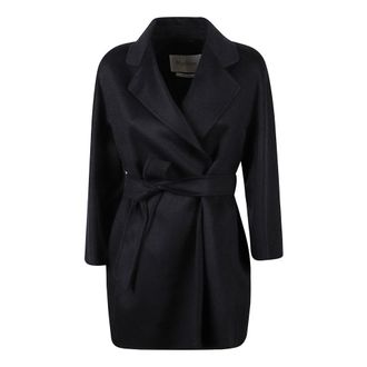 Max Mara Detto G&uuml;rtelmantel - - Coats - Damen - Blau - M