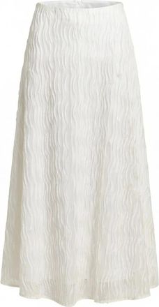 PESERICO Femme, Jupes, Blanc, Taille: 34 FR Maxi Skirt