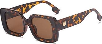 Generic 2025 designer carré grand cadre Street Shooting Lunettes de soleil rétro pour hommes et pour femmes Décoration de pare-soleil dextérieur (couleur : F,