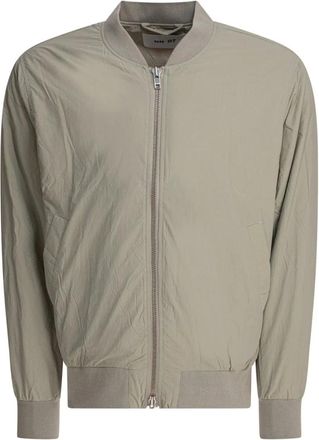 Nn.07 Nn07, Homme, Vestes, Gris, Taille: XL Blouson aviateur l&eacute;ger avec poignets c&ocirc;tel&eacute;s