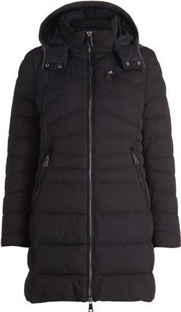 Gil Bret Manteau matelass&eacute; pour femme avec capuche amovible, Noir, 46