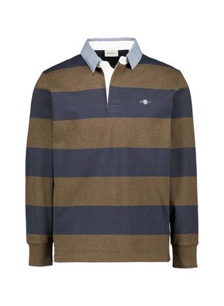 GANT Herren Pullover blau Baumwolle gestreift