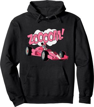 Disney Minnie Mouse Racing Team ZOOOOM! Race Car Driver Pullover Hoodie
