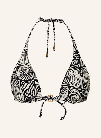 Seafolly Triangel-Bikini-Top Shells Zum Wenden schwarz